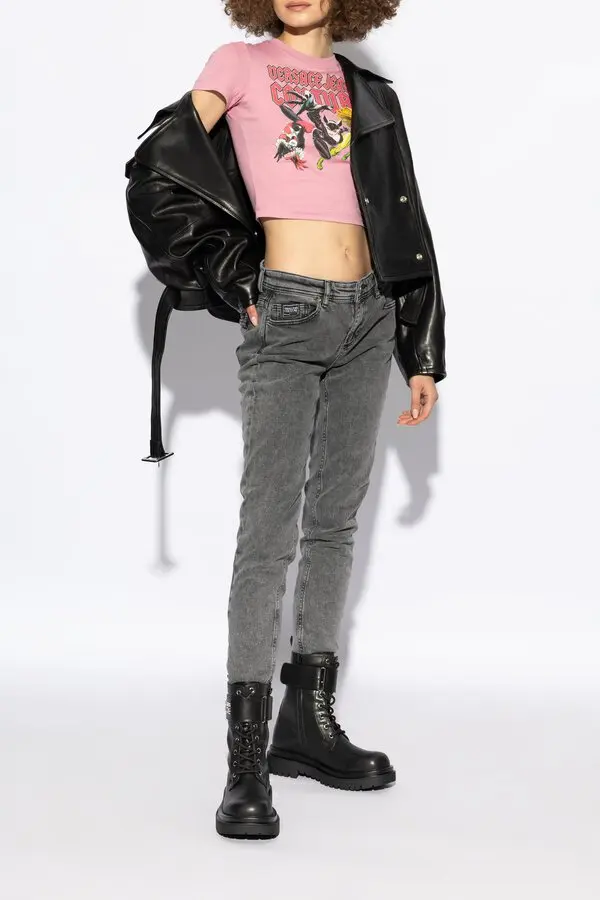 Versace Drew Lace-up Boots
