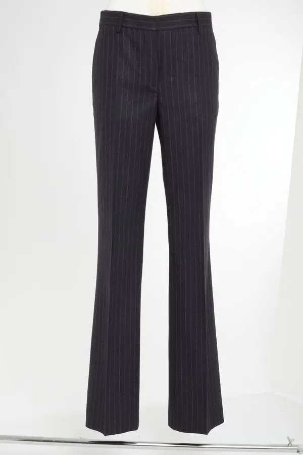 Dries Van Noten Striped Casual Pants - Black