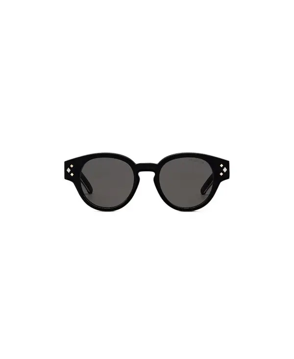 Dior Round Frame Sunglasses - Black