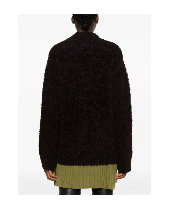 Dries Van Noten Long-sleeved Button Cardigan - Brown