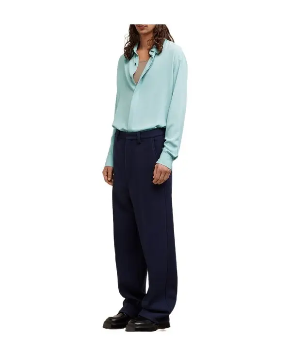 AMI Paris Button-up Crepe Shirt