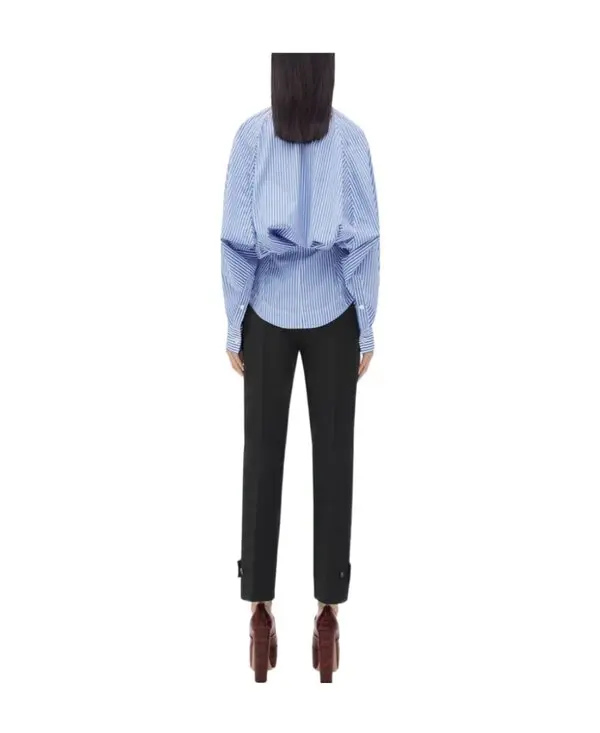Bottega Veneta Striped Cotton Poplin Shirt