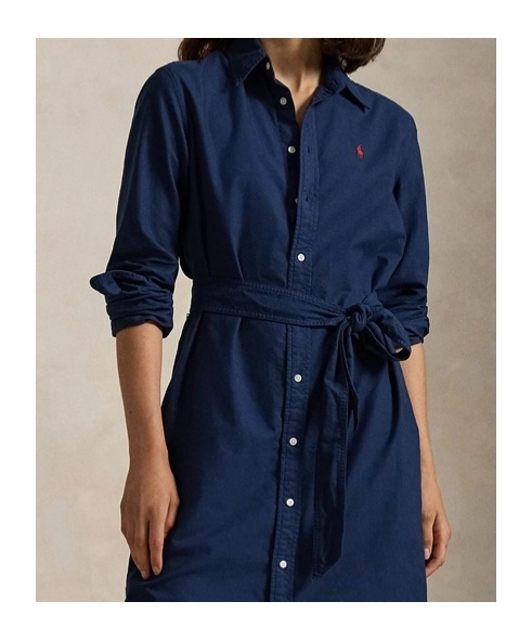 Polo Ralph Lauren Pony Embroidered Midi Dress