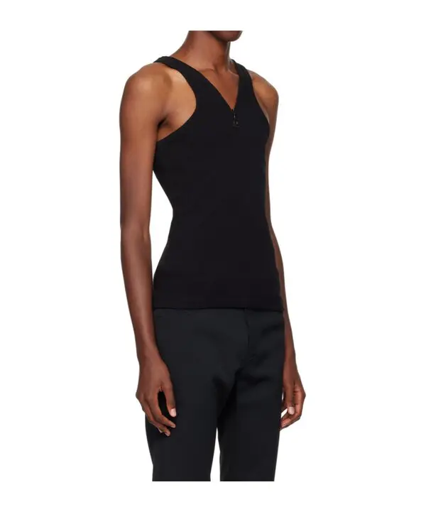 COURREGES Logo-embroidered Cotton-blend Top