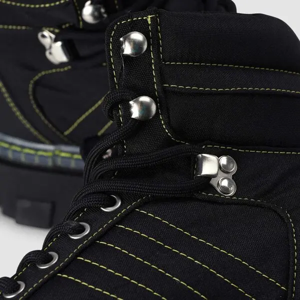 GANNI Cleated Lace Up Hiking Boots