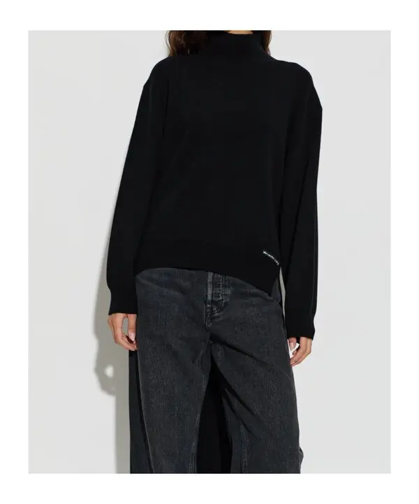 Alexander Wang Long Sleeved High-low Hem Jumper