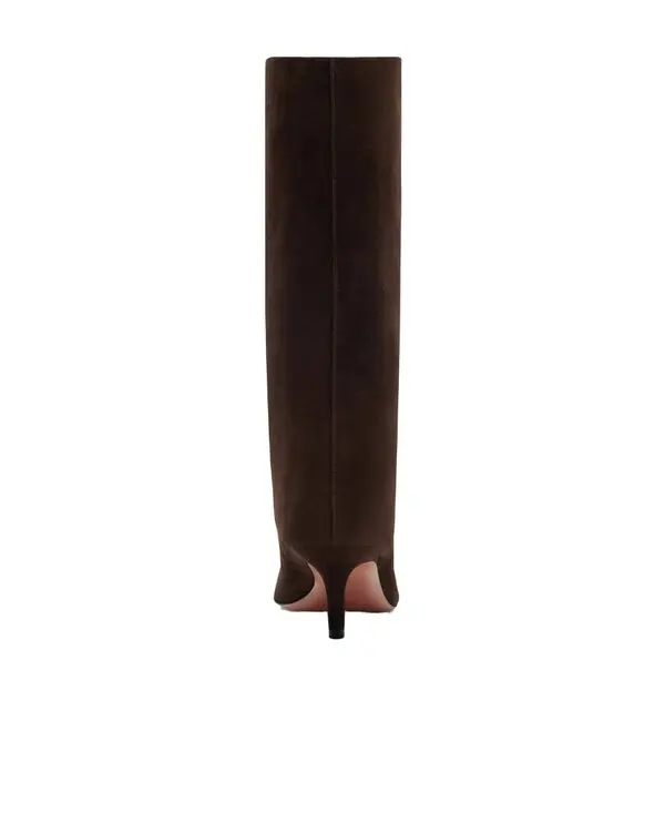 Amina Muaddi Pointed Short Boots