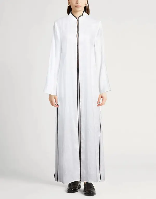 Tory Burch Simple Long Sleeve Flare Dress