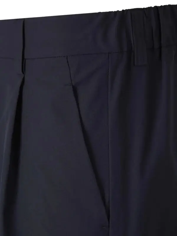 Herno Straight Leg Pleated Shorts