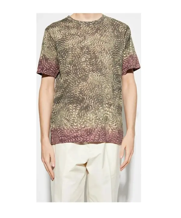 Dries Van Noten Allover Printed Crewneck T-shirt