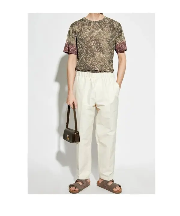 Dries Van Noten Allover Printed Crewneck T-shirt