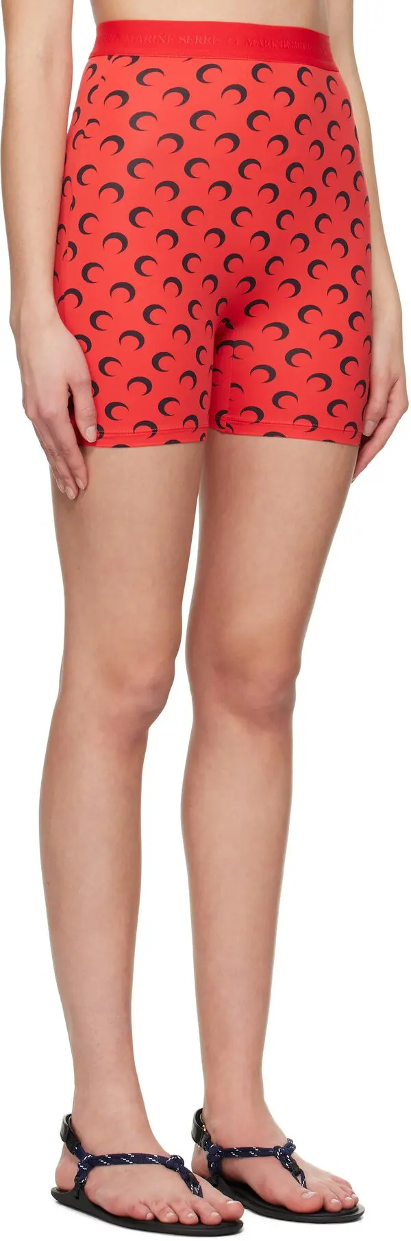 MARINE SERRE Crescent Moon-motif Tights