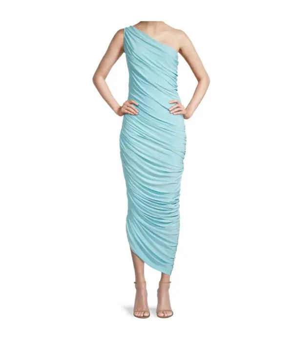 Norma Kamali Diana One-shoulder Gown