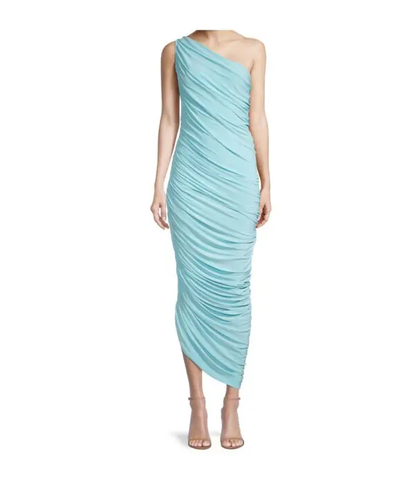 Norma Kamali Diana One-shoulder Gown