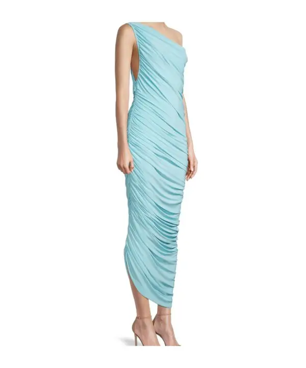 Norma Kamali Diana One-shoulder Gown