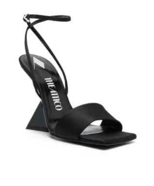 Attico Open-toe Calf Leather Heels