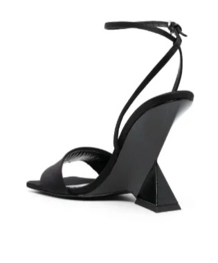 Attico Open-toe Calf Leather Heels