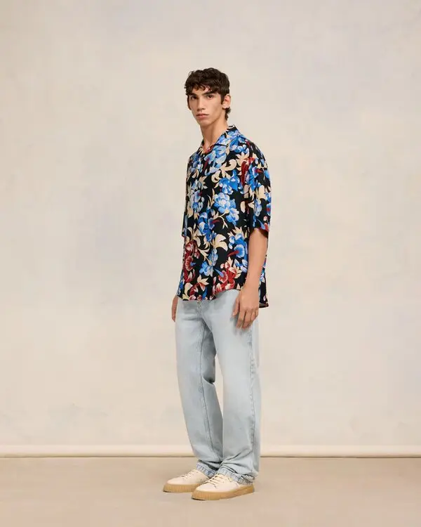 AMI Paris Short-sleeve Boxy Shirt