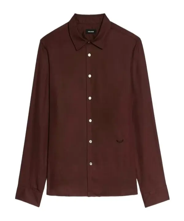 Zadig&Voltaire Embroidered Long-sleeve Shirt