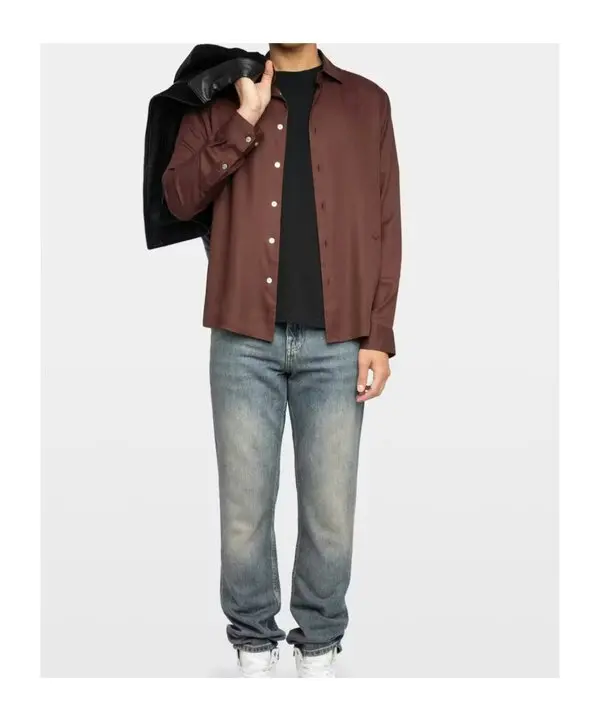 Zadig&Voltaire Embroidered Long-sleeve Shirt