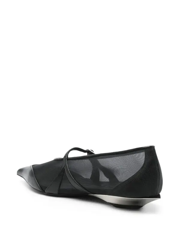 MUGLER Fang Ballet Flats