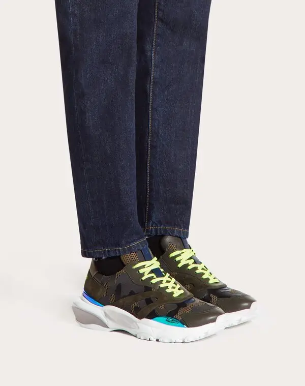 Valentino Garavani Camouflage Casual Sneakers