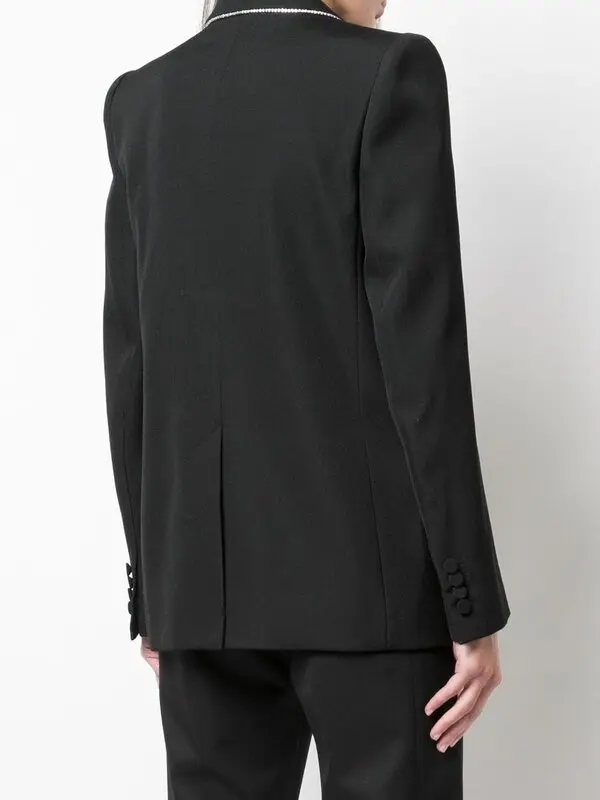 Givenchy Embellished Lapel Collar Blazer