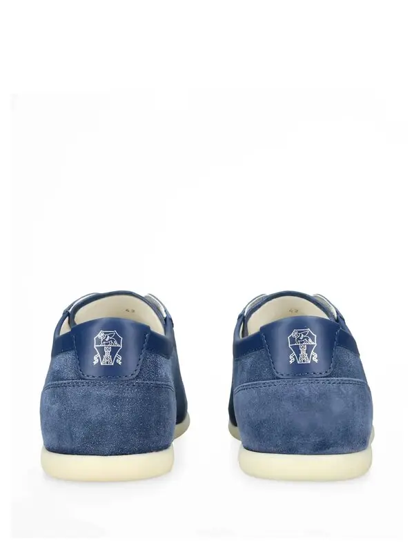 Brunello Cucinelli Lace-up Leather Sneakers