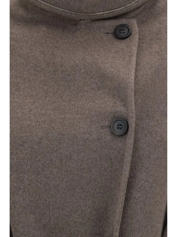 Fabiana Filippi Belted Long Coat