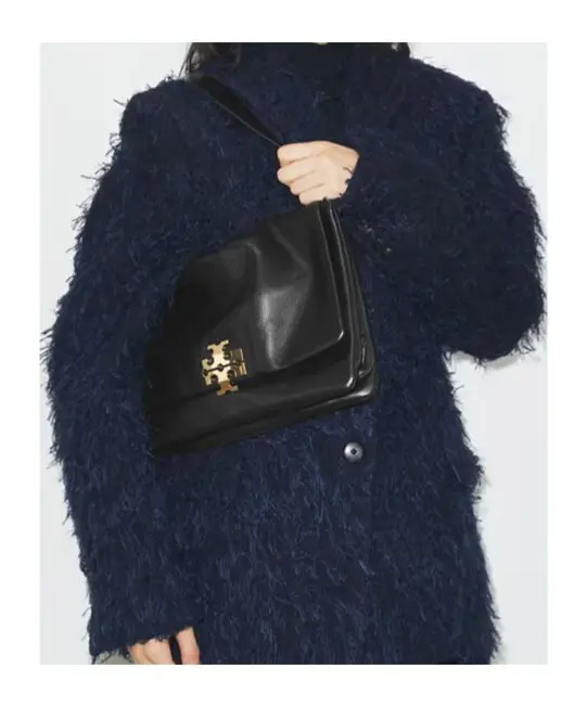 Tory Burch Logo Charlie Shoulder Bag