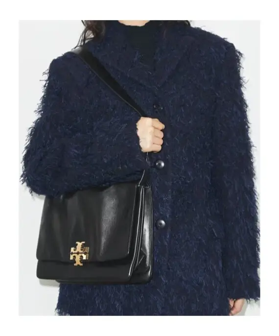 Tory Burch Logo Charlie Shoulder Bag