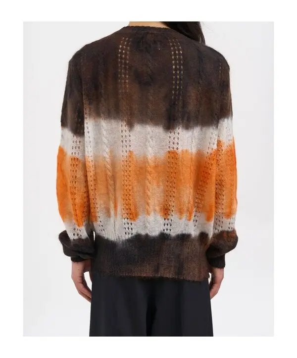 MAGLIANO Button-front Long-sleeve Knit Top