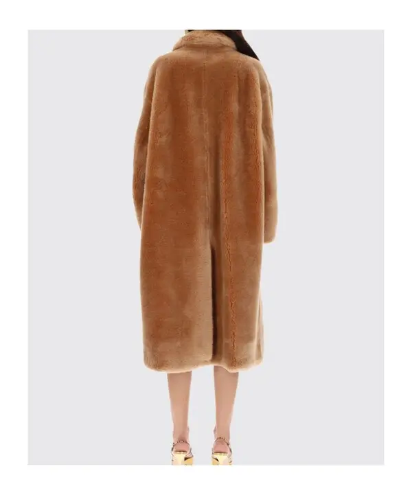 STAND STUDIO Fur Buttoned Parka
