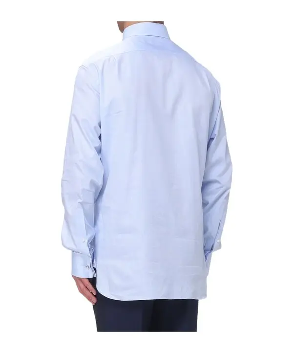Zegna Point-collar Shirt - Blue