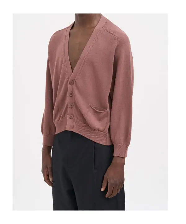 MAGLIANO Button-front Long-sleeve Knit Top