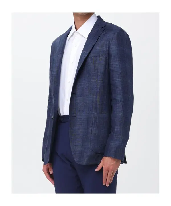 Zegna Check-pattern Single-breasted Blazer