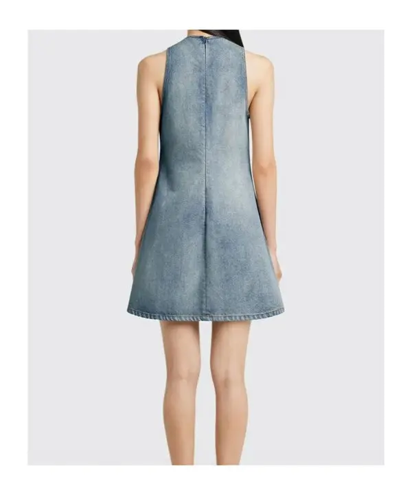 COURREGES Courrèges Heritage Sleeveless Denim Dress