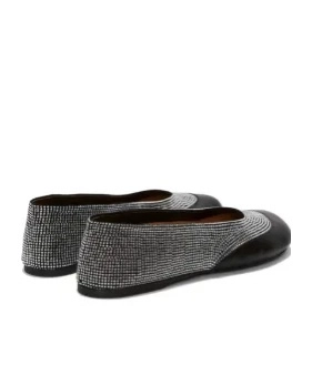 J.W.ANDERSON Crystal Embellished Ballet Flats