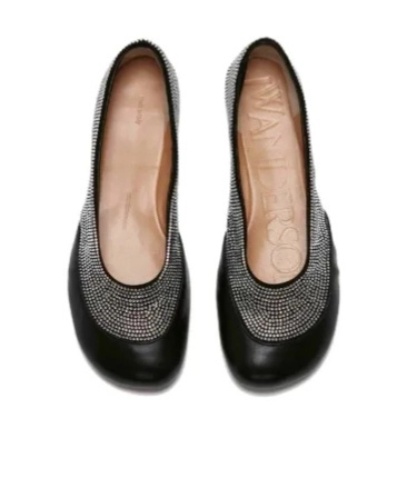 J.W.ANDERSON Crystal Embellished Ballet Flats