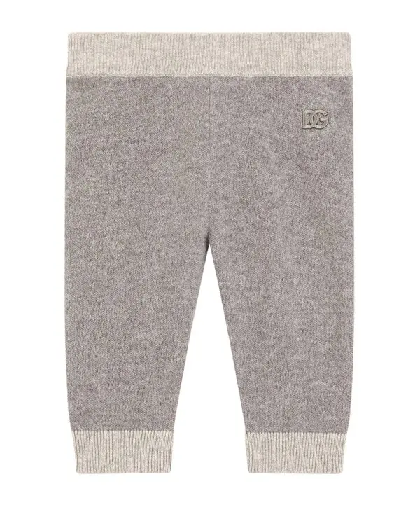 Dolce & Gabbana Contrasting Ribbed Trousers
