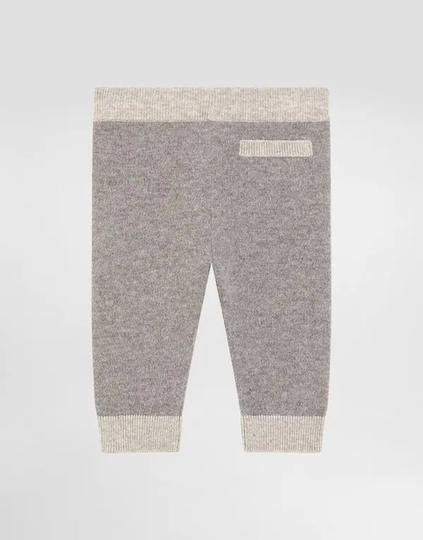 Dolce & Gabbana Contrasting Ribbed Trousers