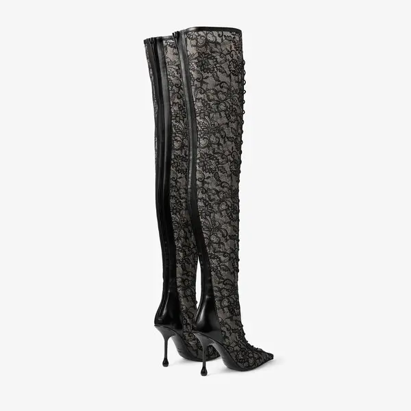 JIMMY CHOO Scarlett 95 Over-the-knee Boots