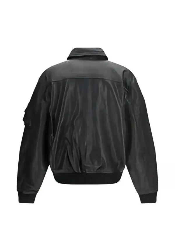 Alpha Industries Cwu-36/p Leather Bomber Jacket