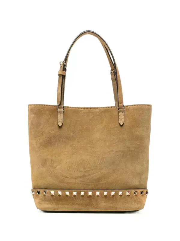 Valentino Garavani Rockstud Suede Tote Bag