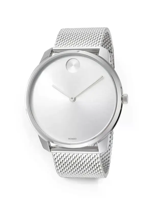 Movado Bold Mesh-strap 40mm Watch - Silver