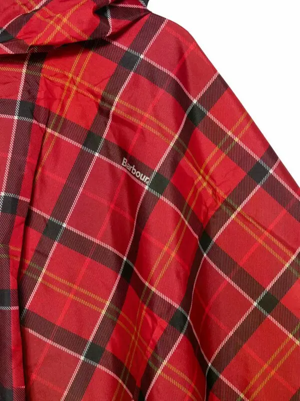Barbour Tartan Hooded Poncho
