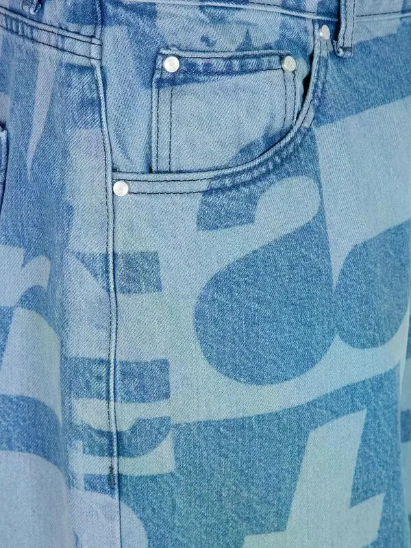 ARTE ANTWERP All-over Logo-print Jeans