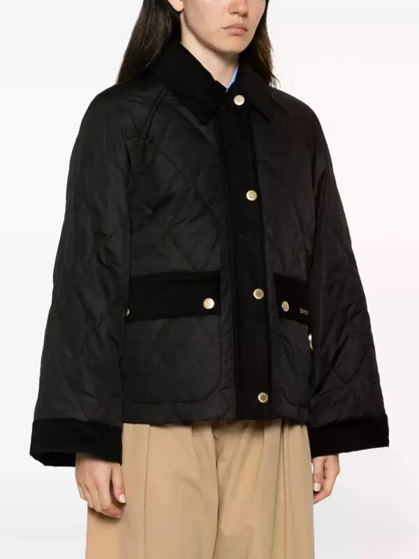 Barbour Quilted Corduroy-trim Jacket