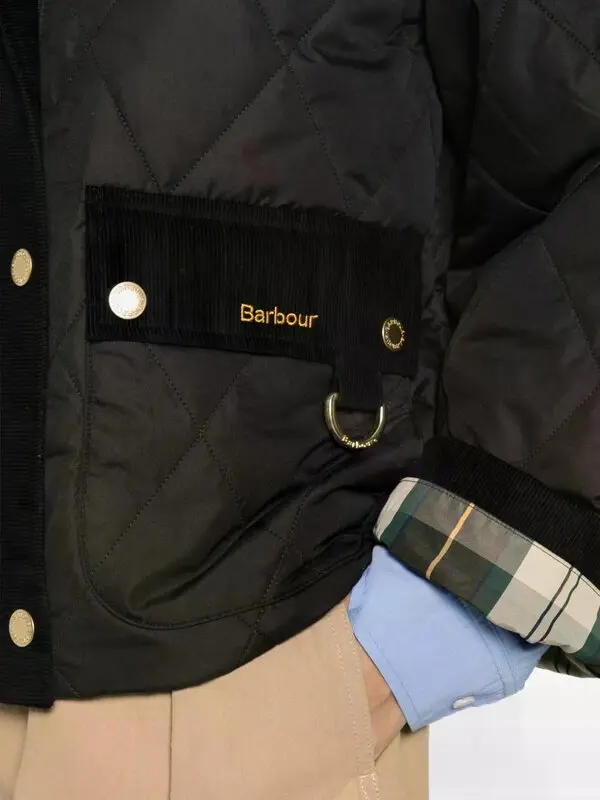 Barbour Quilted Corduroy-trim Jacket