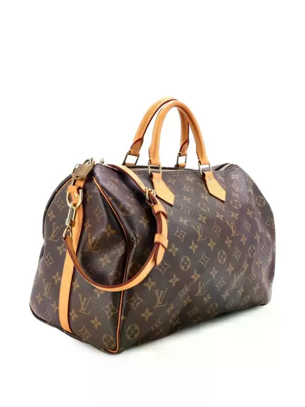 LOUIS VUITTON Speedy Bandouliere Bag Monogram Canvas 35 Satchel